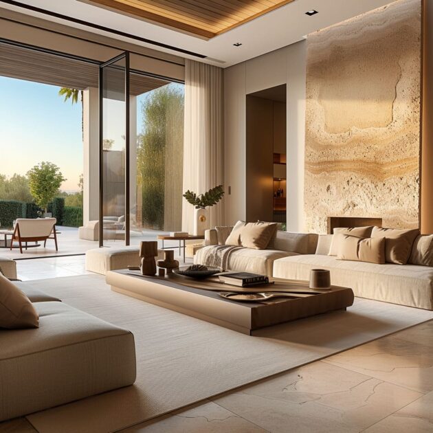 Travertine and Limestone in Luxury Modern Interiors | FH