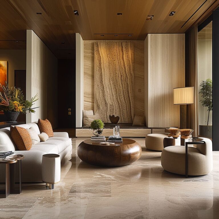 Travertine and Limestone in Luxury Modern Interiors | FH