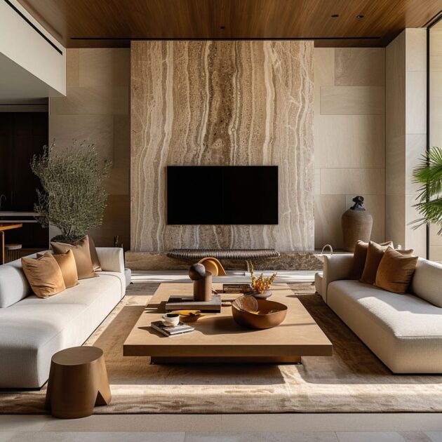 Travertine and Limestone in Luxury Modern Interiors | FH