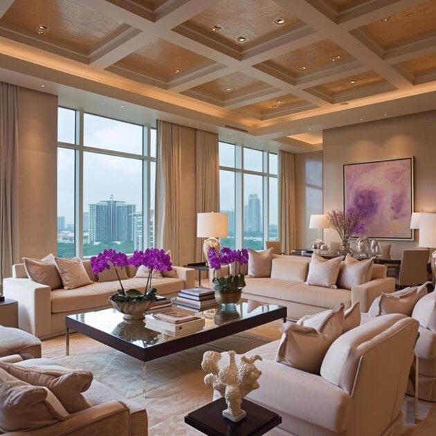 Modern Living Room Interior Design Ideas of Comfort and Chic