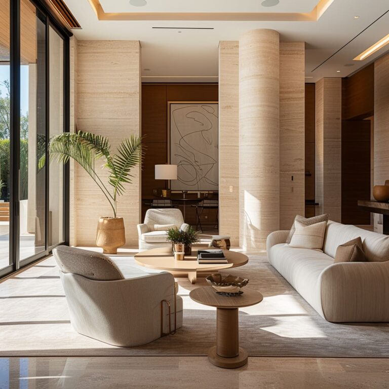 Travertine and Limestone in Luxury Modern Interiors | FH