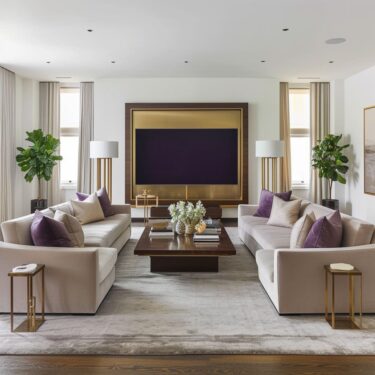 A Guide to Refined Modern Luxe Living Room Interior Design