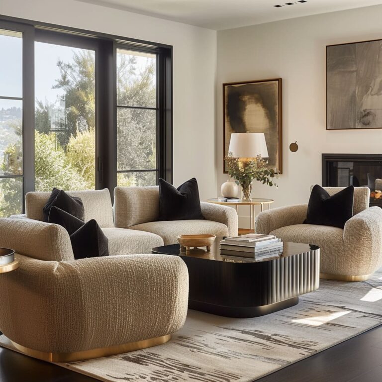 How Textured Fabrics Transform Home Living Room Interiors