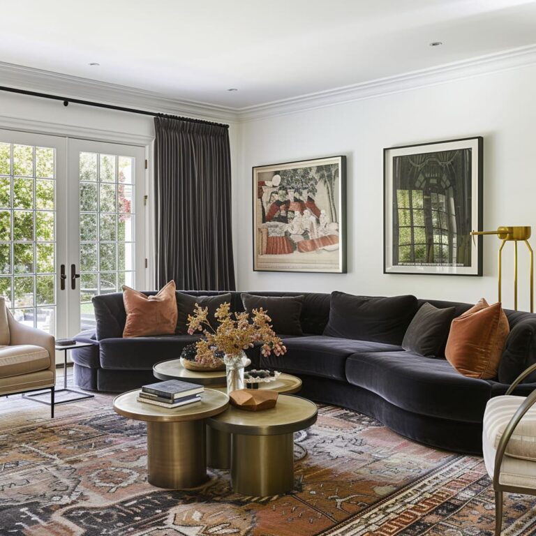 Elegance Woven: The Interplay of Plush Fabrics and Lustrous Metals in ...