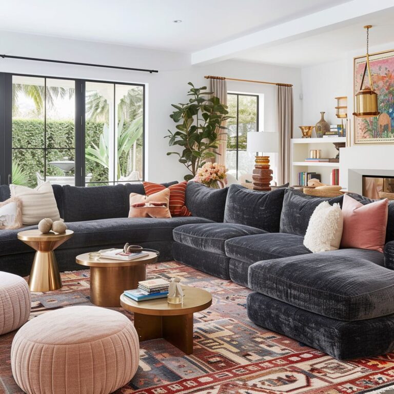 Elegance Woven: The Interplay of Plush Fabrics and Lustrous Metals in ...