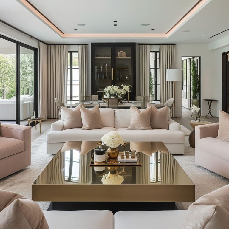 The Nuances of Bold Luxe Interior Design With Gold Finish