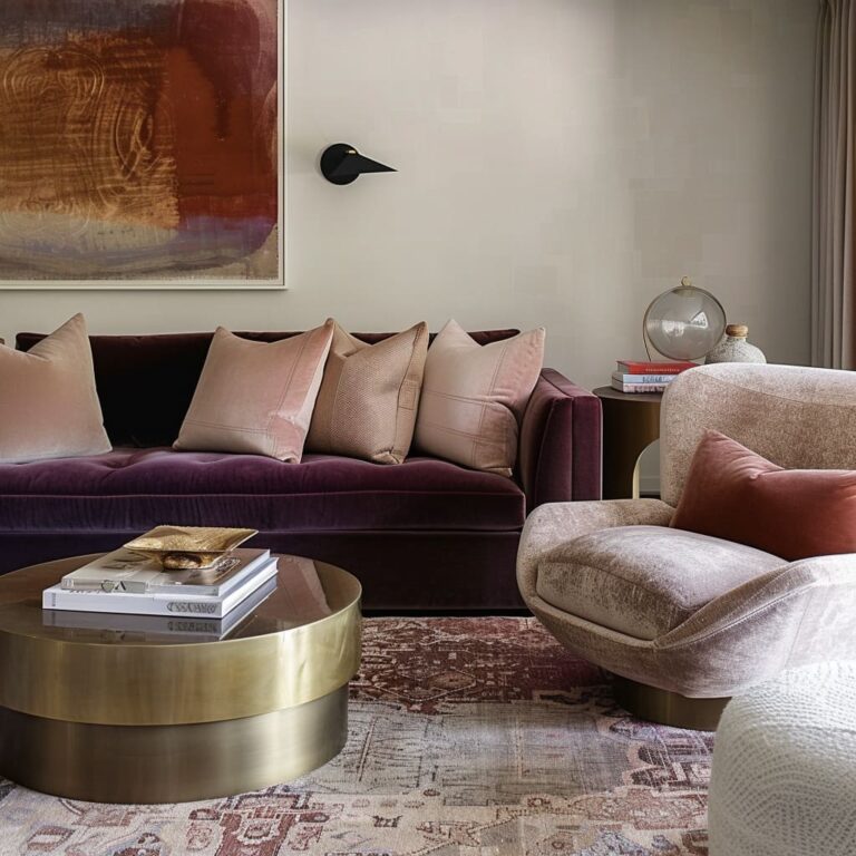 Elegance Woven: The Interplay of Plush Fabrics and Lustrous Metals in ...