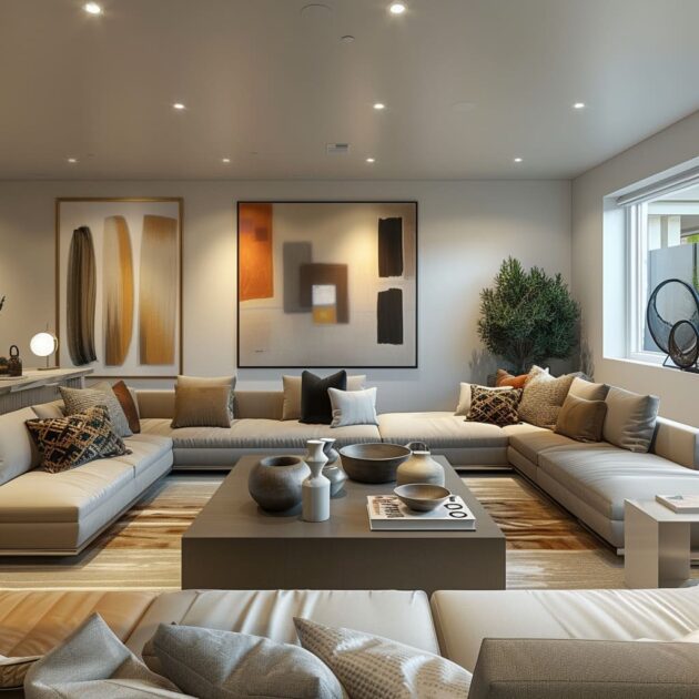 Contemporary Chic: Stylish and Functional Living Rooms