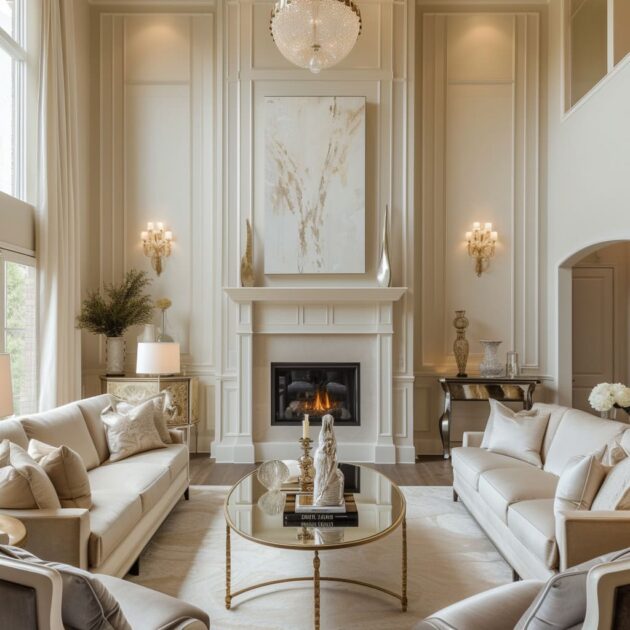 Classic Elegance: Timeless Living Room Interiors with Grace
