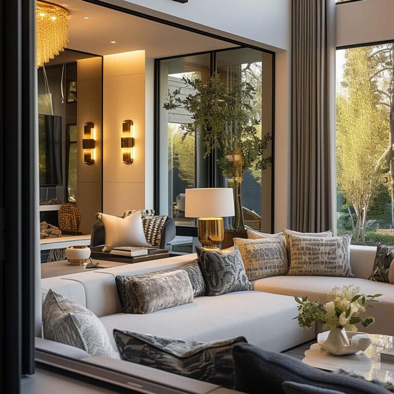 Luxury Living Room Ideas with The high-grade fabric