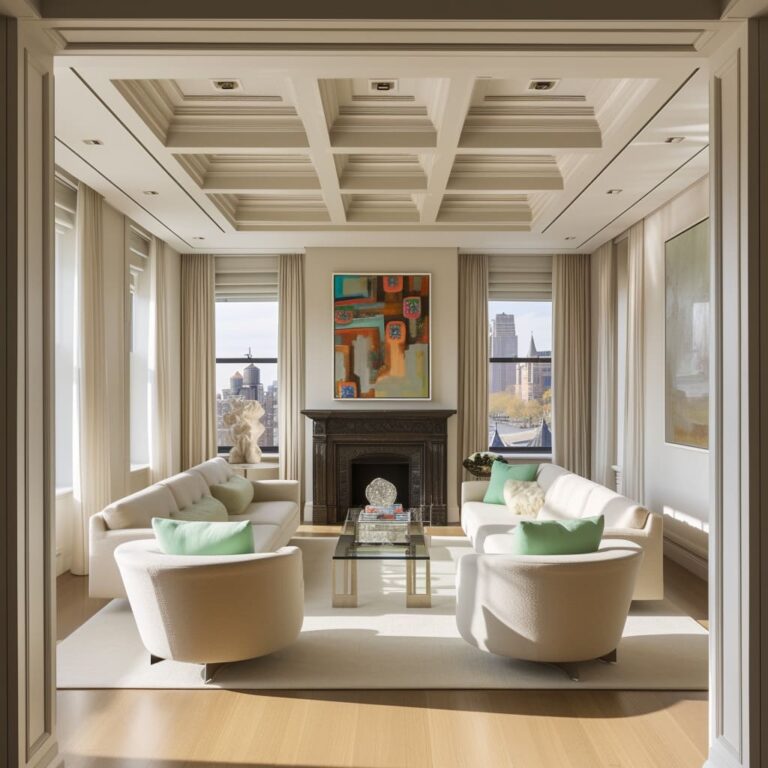 Modern Transitional Living Room Interior Design Ideas | FH