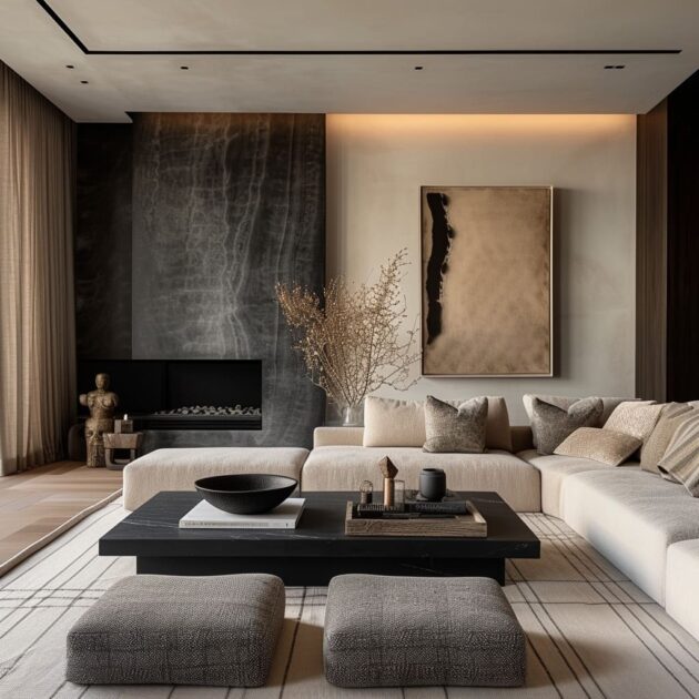 Living Rooma: The Intersection of Minimalism and Opulence