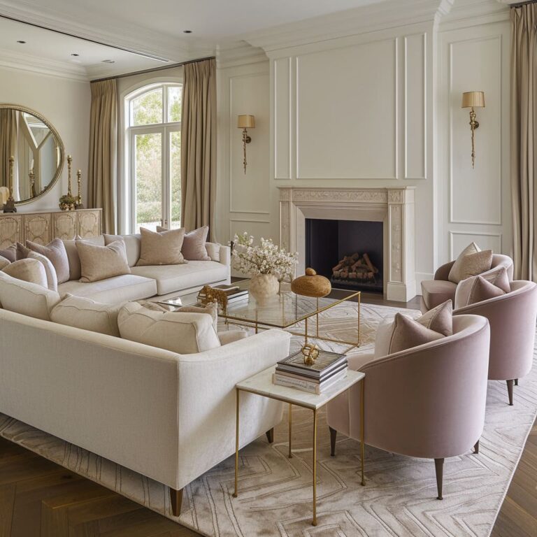 Classic Elegance: Timeless Living Room Interiors with Grace