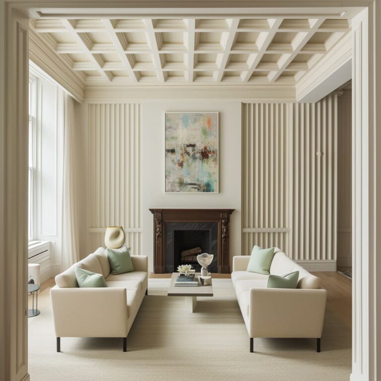 Modern Transitional Living Room Interior Design Ideas | FH