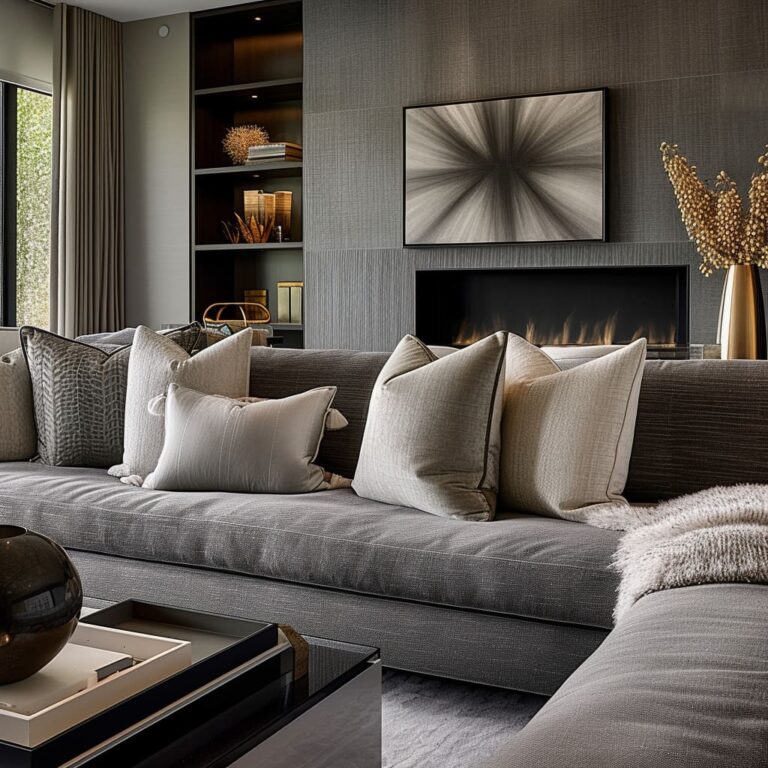 Modern Luxury: Gray Tones in Minimalist Interior Elegance