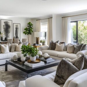 A Guide to Refined Modern Luxe Living Room Interior Design