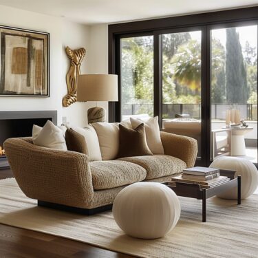 How Textured Fabrics Transform Home Living Room Interiors