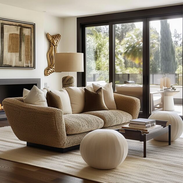 How Textured Fabrics Transform Home Living Room Interiors