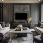 Modern Luxury: Gray Tones in Minimalist Interior Elegance