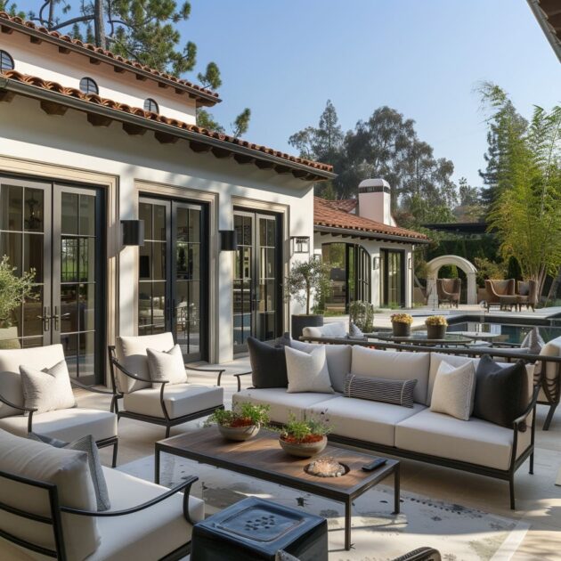 The Art of Transitional Style Outdoor Sitting Spaces