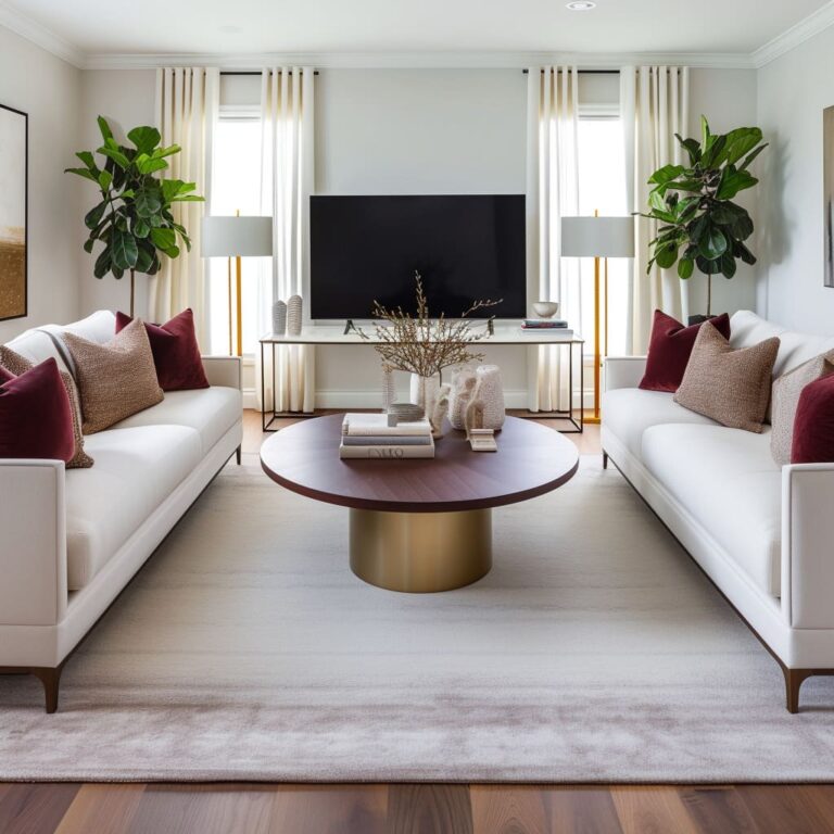A Guide to Refined Modern Luxe Living Room Interior Design