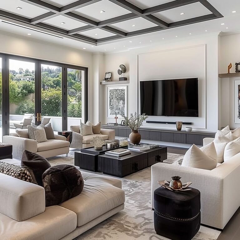 Designing Duality: Strength and Softness in Living Rooms