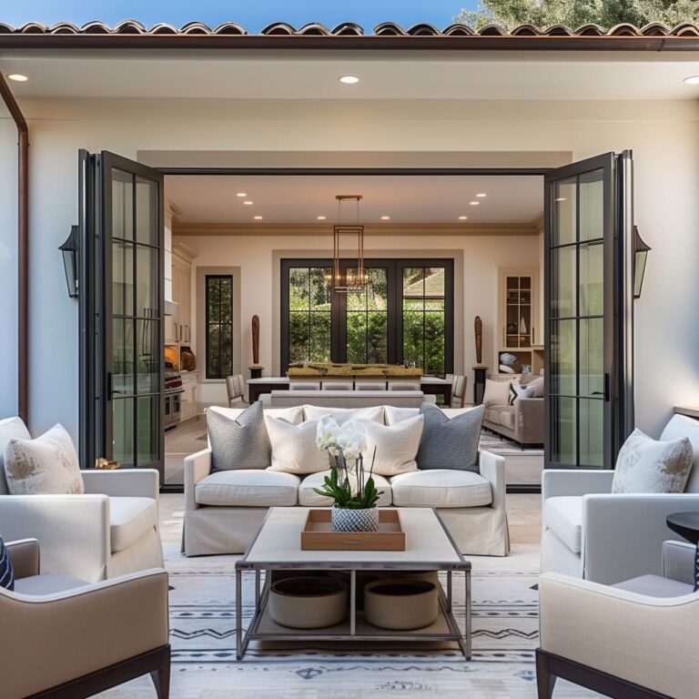 The Art of Transitional Style Outdoor Sitting Spaces