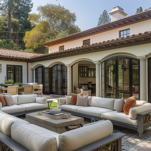 The Art of Transitional Style Outdoor Sitting Spaces