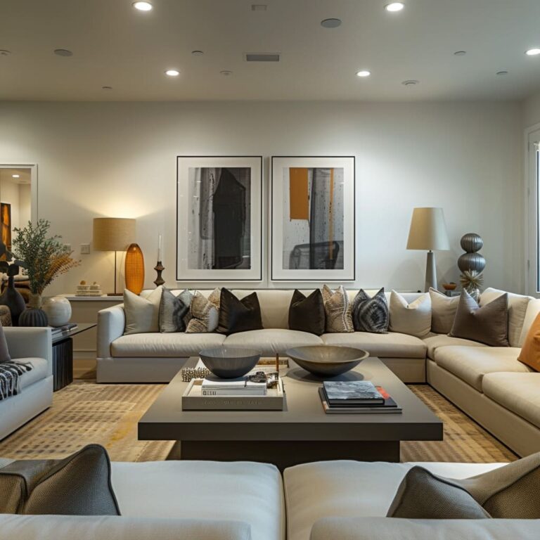 Contemporary Chic: Stylish and Functional Living Rooms
