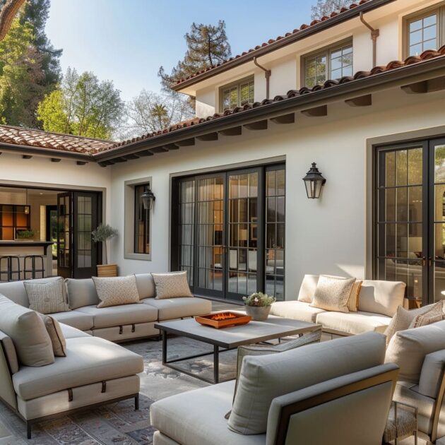 The Art of Transitional Style Outdoor Sitting Spaces