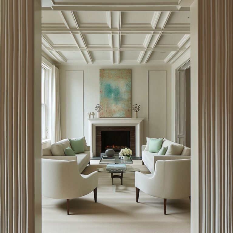 Modern Transitional Living Room Interior Design Ideas | FH