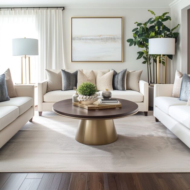 A Guide to Refined Modern Luxe Living Room Interior Design