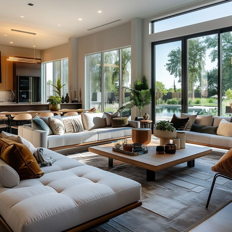 Living in Style: The Interplay of Space, Texture, and Comfort in Modern ...