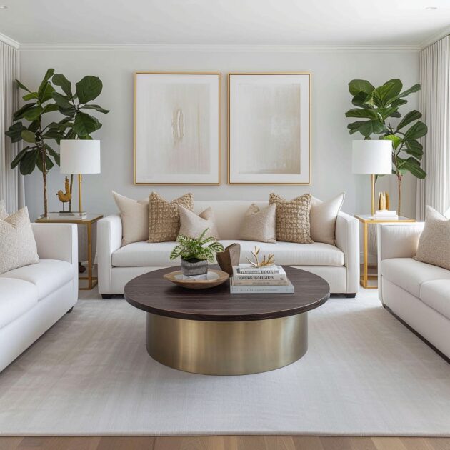 A Guide to Refined Modern Luxe Living Room Interior Design
