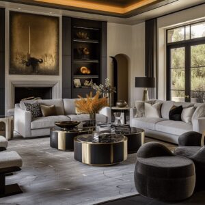 Bespoke Contemporary Luxury Living Room Interior Design | FH