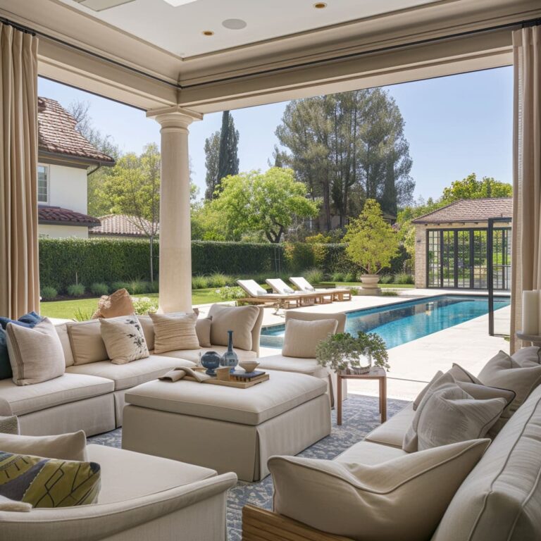 The Art of Transitional Style Outdoor Sitting Spaces