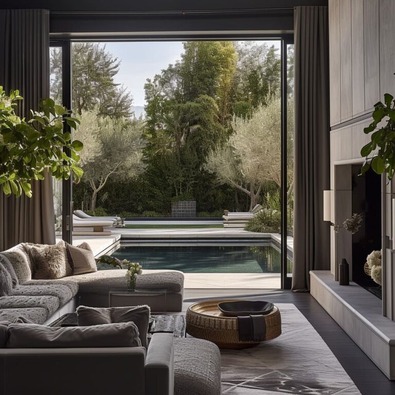 Luxurious Living Room Interior Designs with Rich Gray Hues