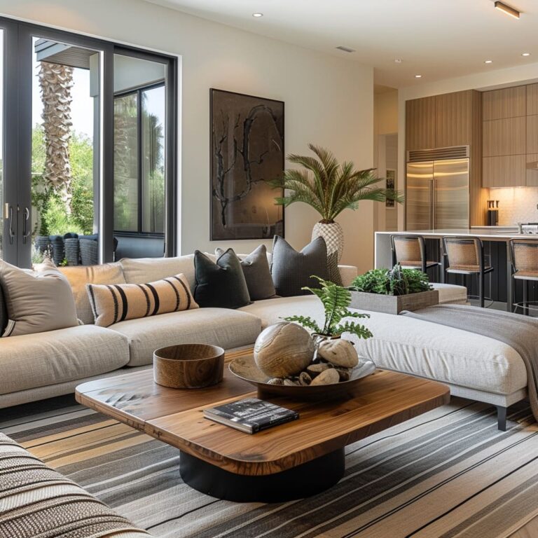 Living in Style: The Interplay of Space, Texture, and Comfort in Modern ...