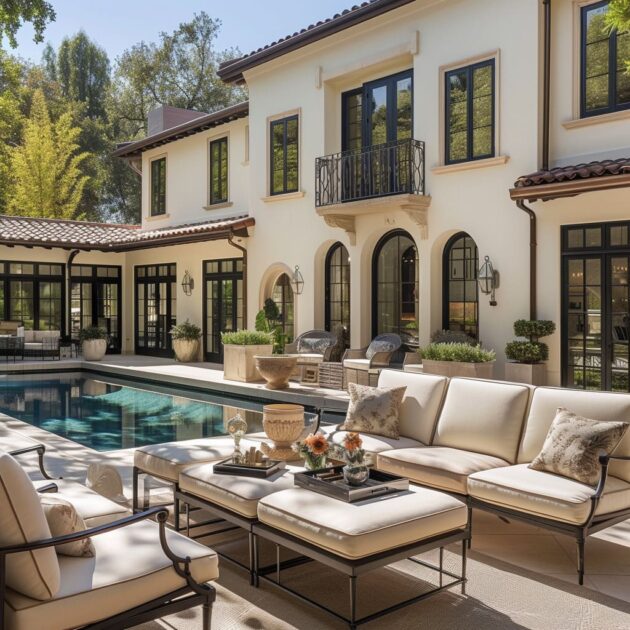 The Art of Transitional Style Outdoor Sitting Spaces