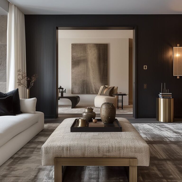 Living Rooma: The Intersection of Minimalism and Opulence