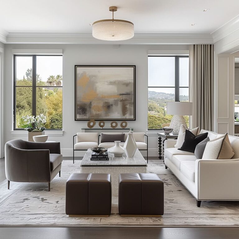 Designing Duality: Strength and Softness in Living Rooms