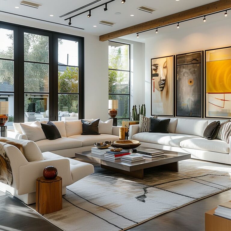 Contemporary Chic: Stylish and Functional Living Rooms