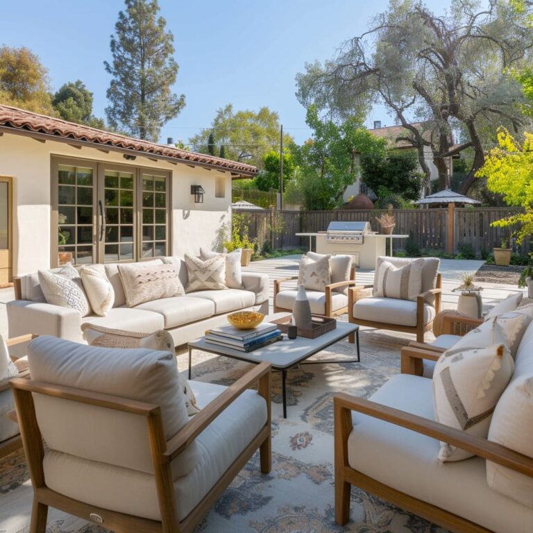 The Art of Transitional Style Outdoor Sitting Spaces