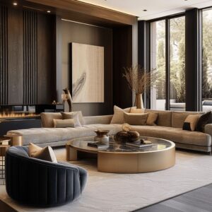 Bespoke Contemporary Luxury Living Room Interior Design | FH