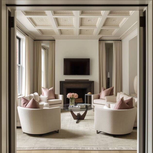 Modern Transitional Living Room Interior Design Ideas | FH