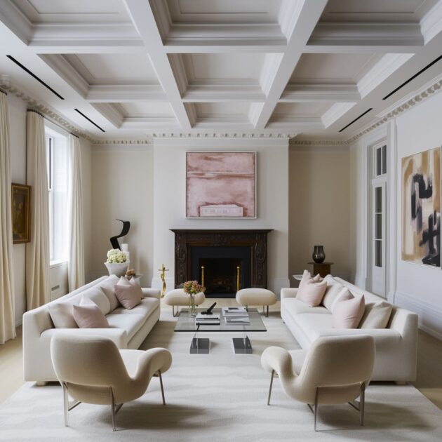 Modern Transitional Living Room Interior Design Ideas | FH