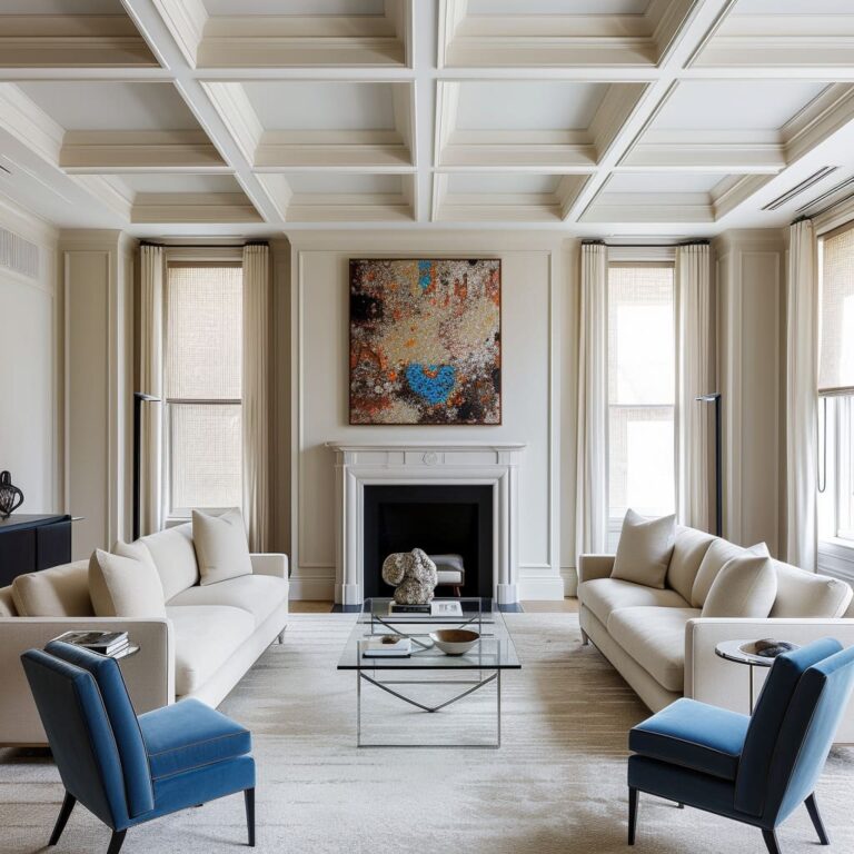 Modern Transitional Living Room Interior Design Ideas | FH