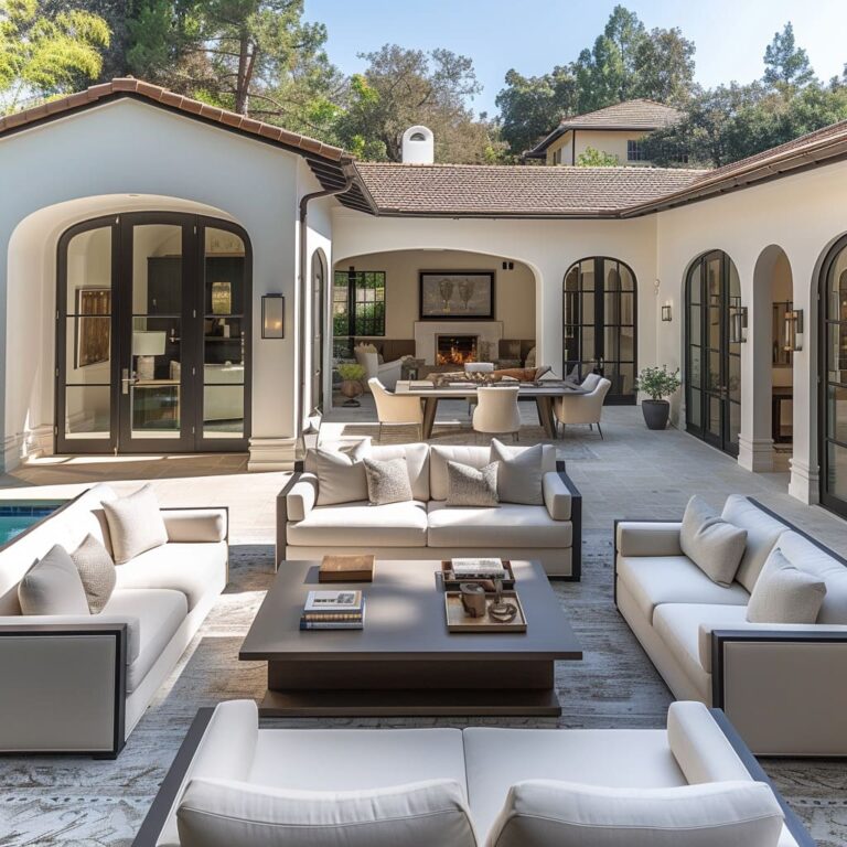 The Art of Transitional Style Outdoor Sitting Spaces