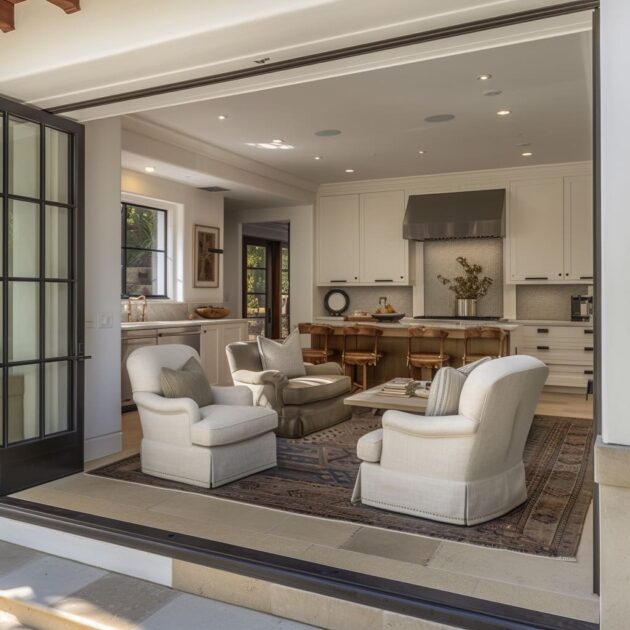 The Art of Transitional Style Outdoor Sitting Spaces