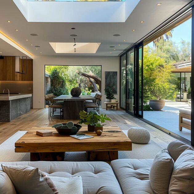 House Living Room Interiors with Openness and Light | FH